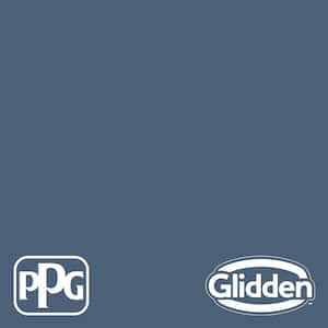 Glidden Premium 5 gal. PPG1163-6 Blue Fjord Satin Exterior Latex Paint ...