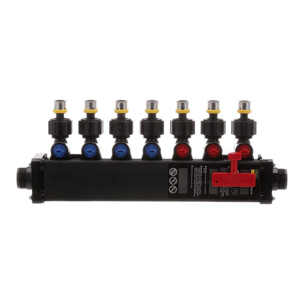 Viega Manabloc 1/2 in. x 7 Port Press MiniBloc Polysulfone Zoning ...