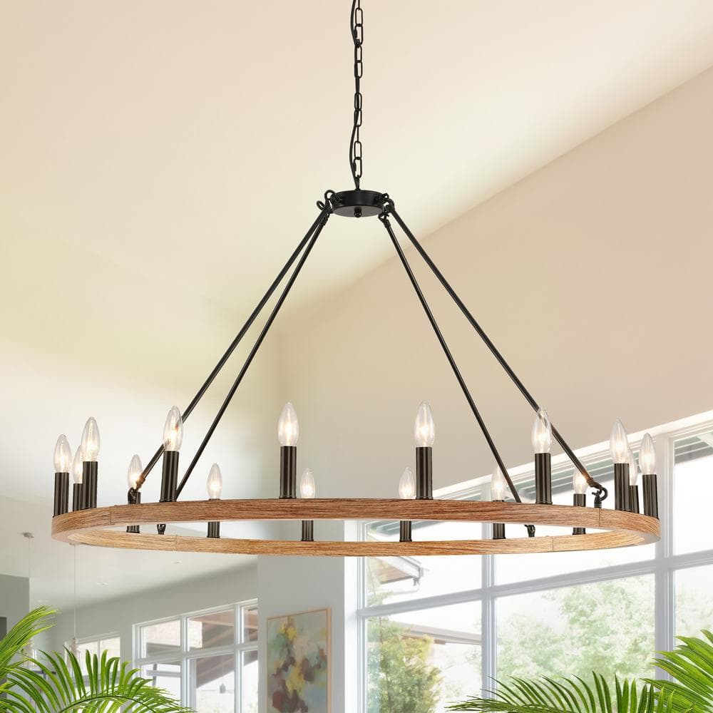 Have a question about Magic Home Lagre Wagon 16-Light Farmhouse Round ...