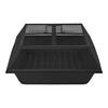 Hampton Bay 24 in. Outdoor Square Steel Fire Pit Insert Replacement Set ...