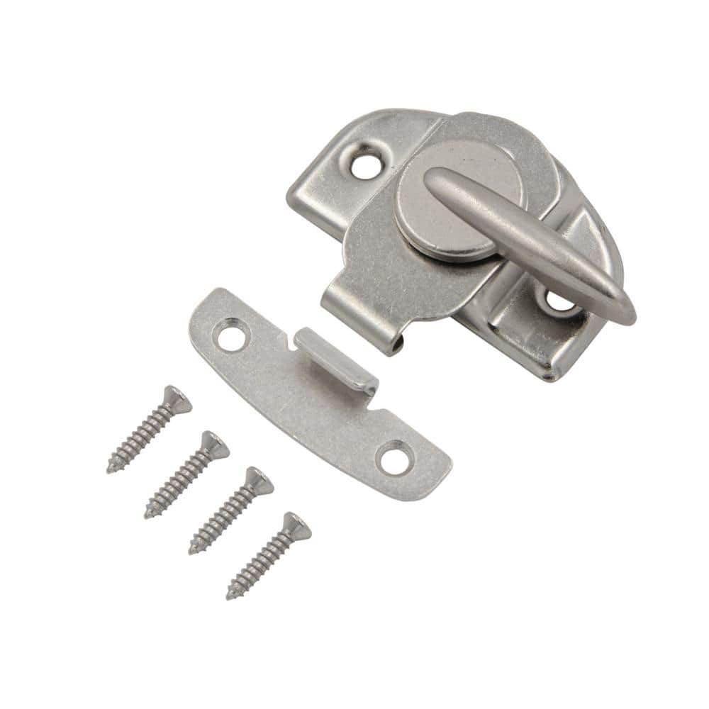 Everbilt Satin Nickel Steel Window Sash Lock with Tight Seal 33264 ...