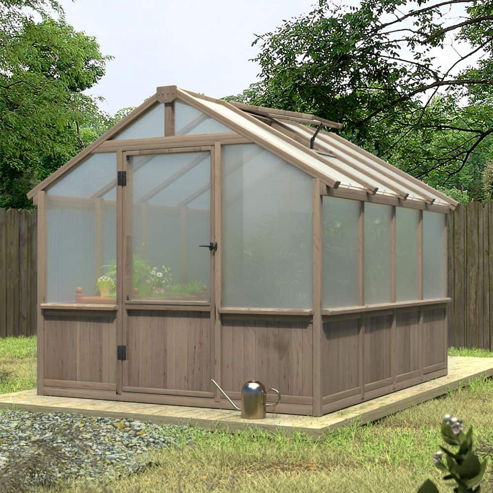 Have a question about VEIKOUS 8 ft. x 8 ft. Cedar Wood Greenhouse for ...