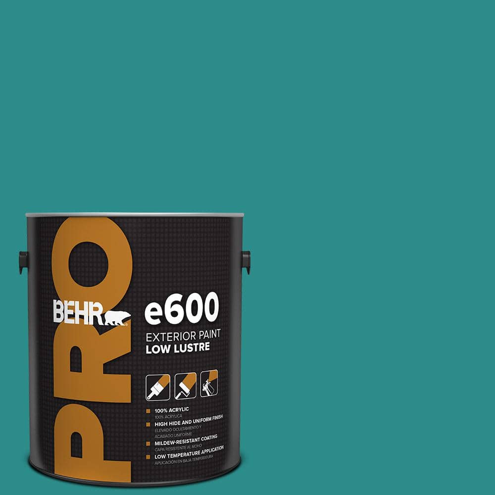 BEHR PRO 1 gal. #HDC-FL13-12 Taos Turquoise Low Luster Exterior Paint ...