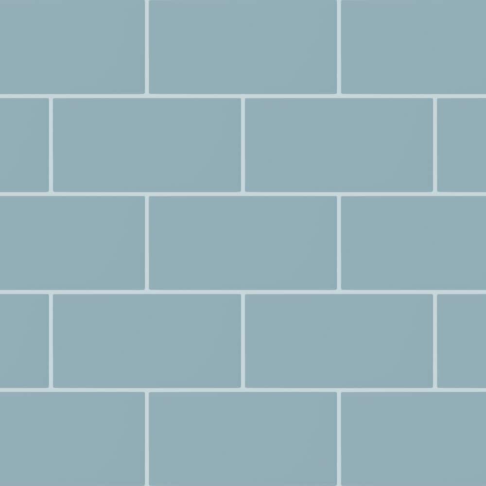 Reviews for Daltile Restore Tide Blue 3 in. x 6 in. Matte Ceramic Wall ...
