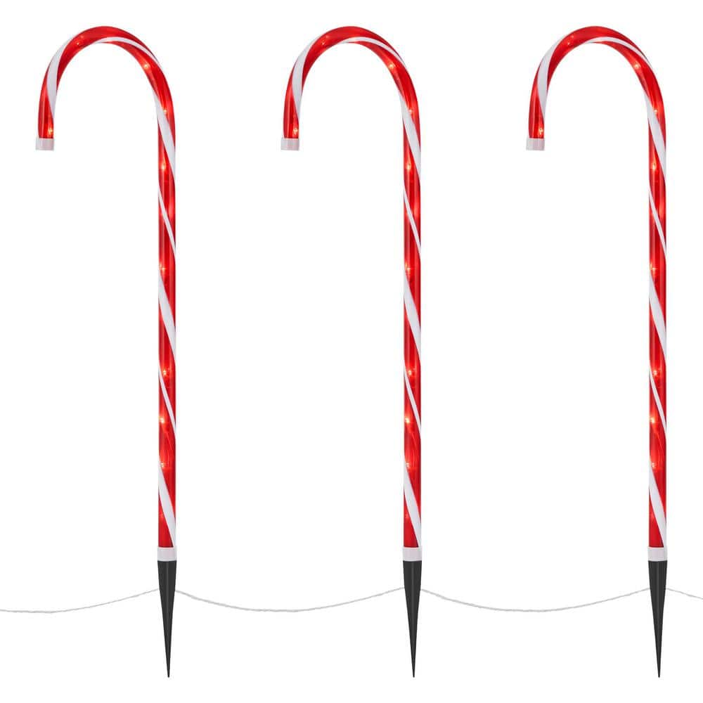 Reviews for Home Accents Holiday 3 ft. Warm White Candy Cane LED ...