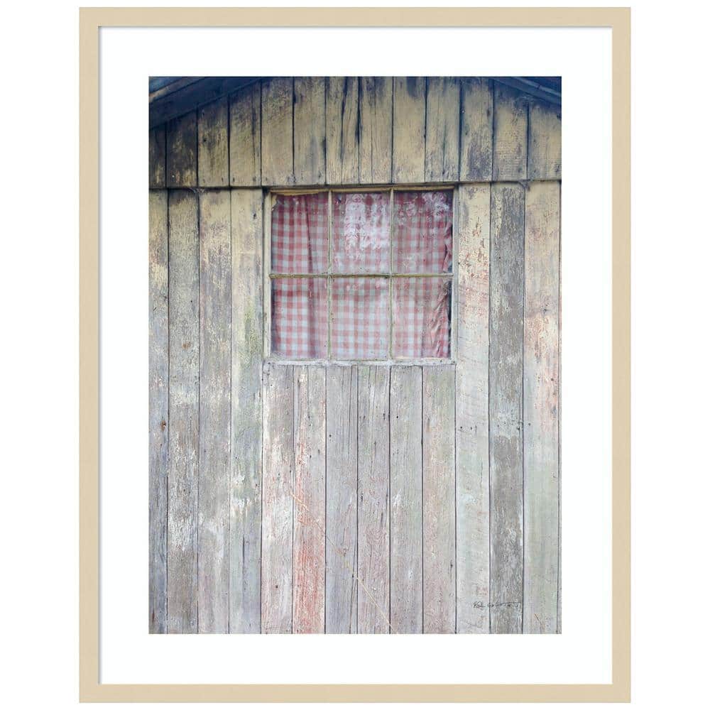 Amanti Art "Checkered Barn" by Ed Goldstein 1-Piece Framed Color ...
