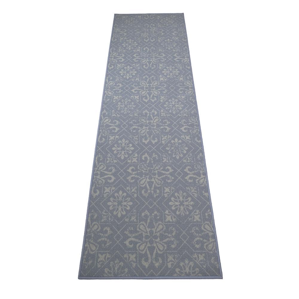 RugStylesOnline Trellis Floral Abstract Design Cut to Size Gray 26 ...