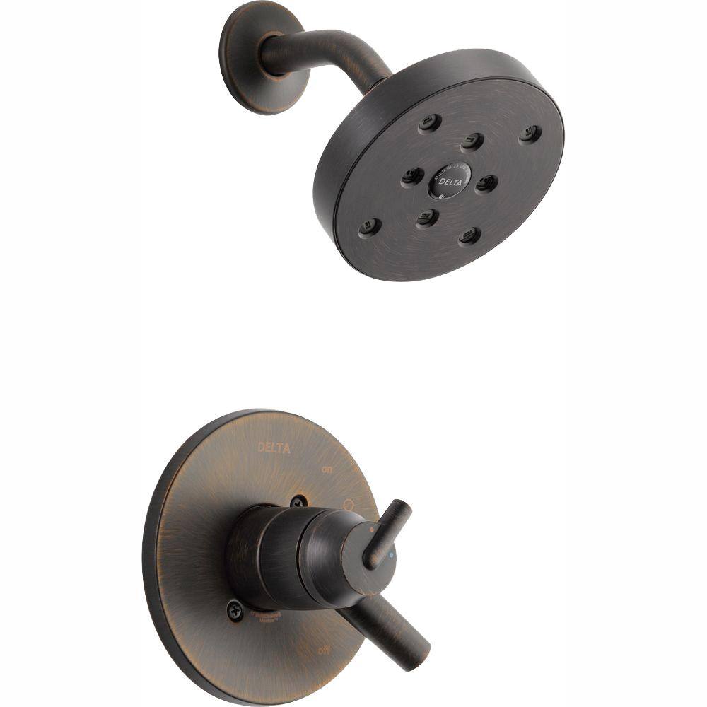 Delta Trinsic 1-Handle Shower Only Faucet Trim Kit in Venetian Bronze ...