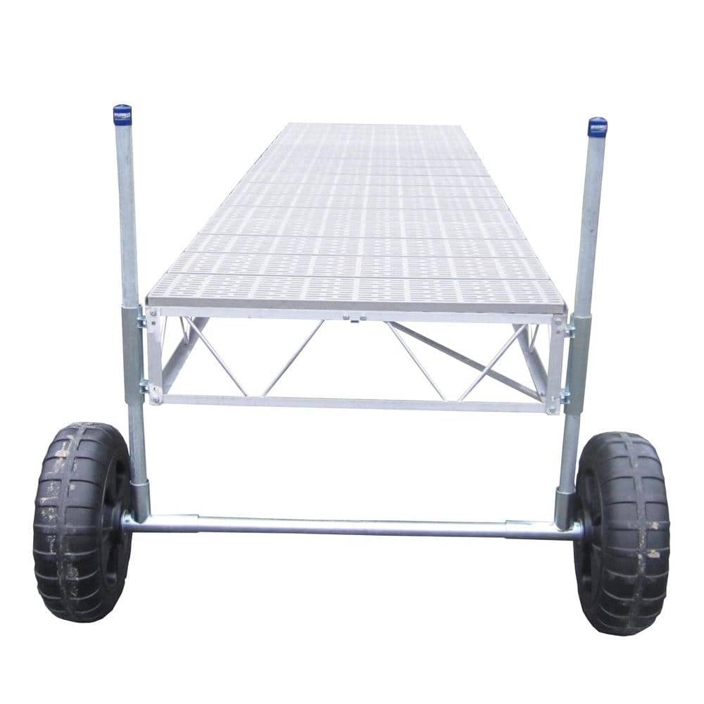 Patriot Docks 40 ft. Straight Roll-in Dock with Poly Decking D-11151 ...