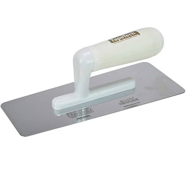 MARSHALLTOWN 5 in. x 12 in. Curry Style Golden Stainless Steel Trowel ...