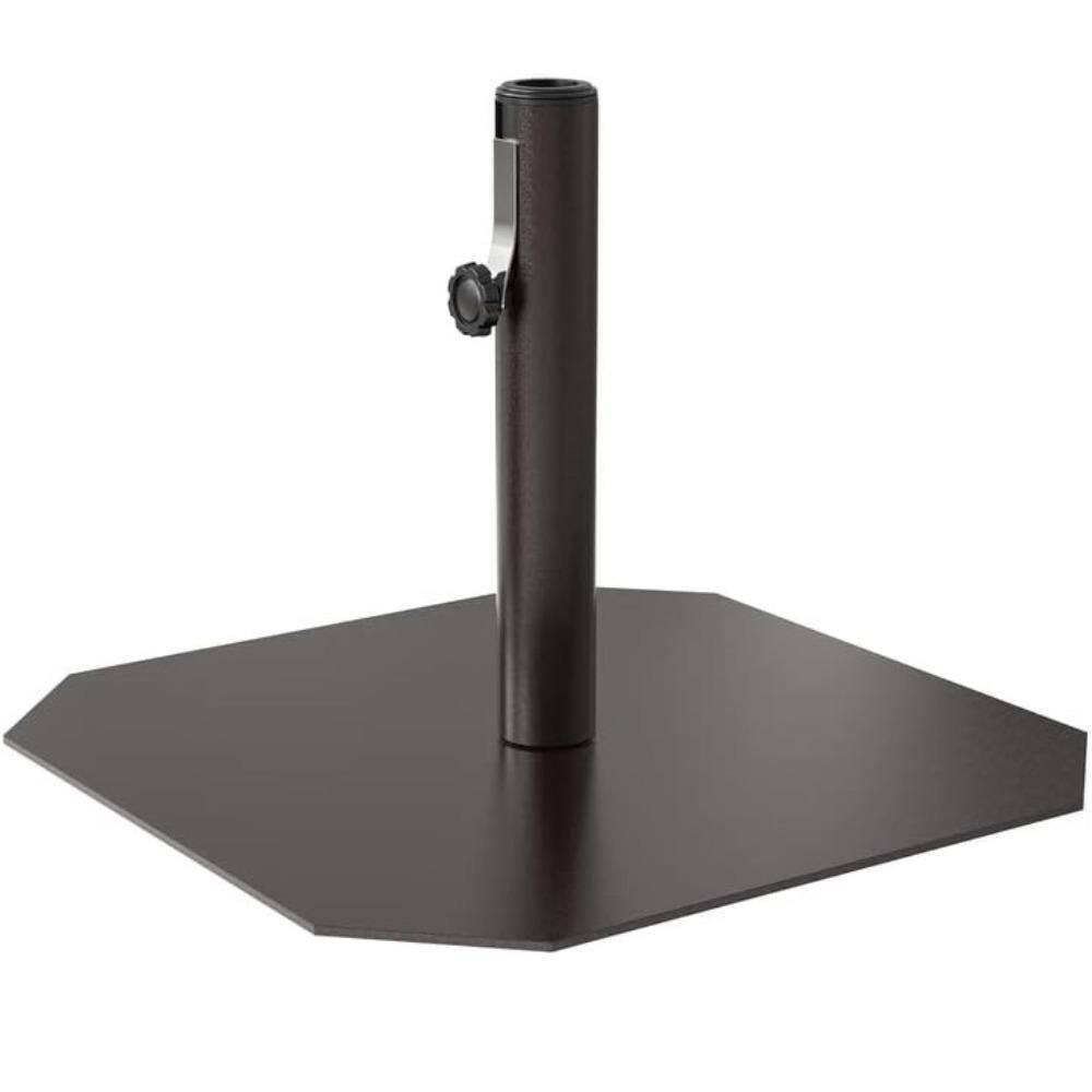 PASAMIC 26 lbs. Iron Market Patio Umbrella Base Non-Rust Heavy Duty ...