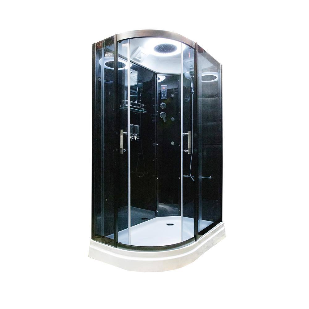 3-Jets Shower Kit in Black Color SL-1615RHB2.0 Shower Kit - The Home Depot