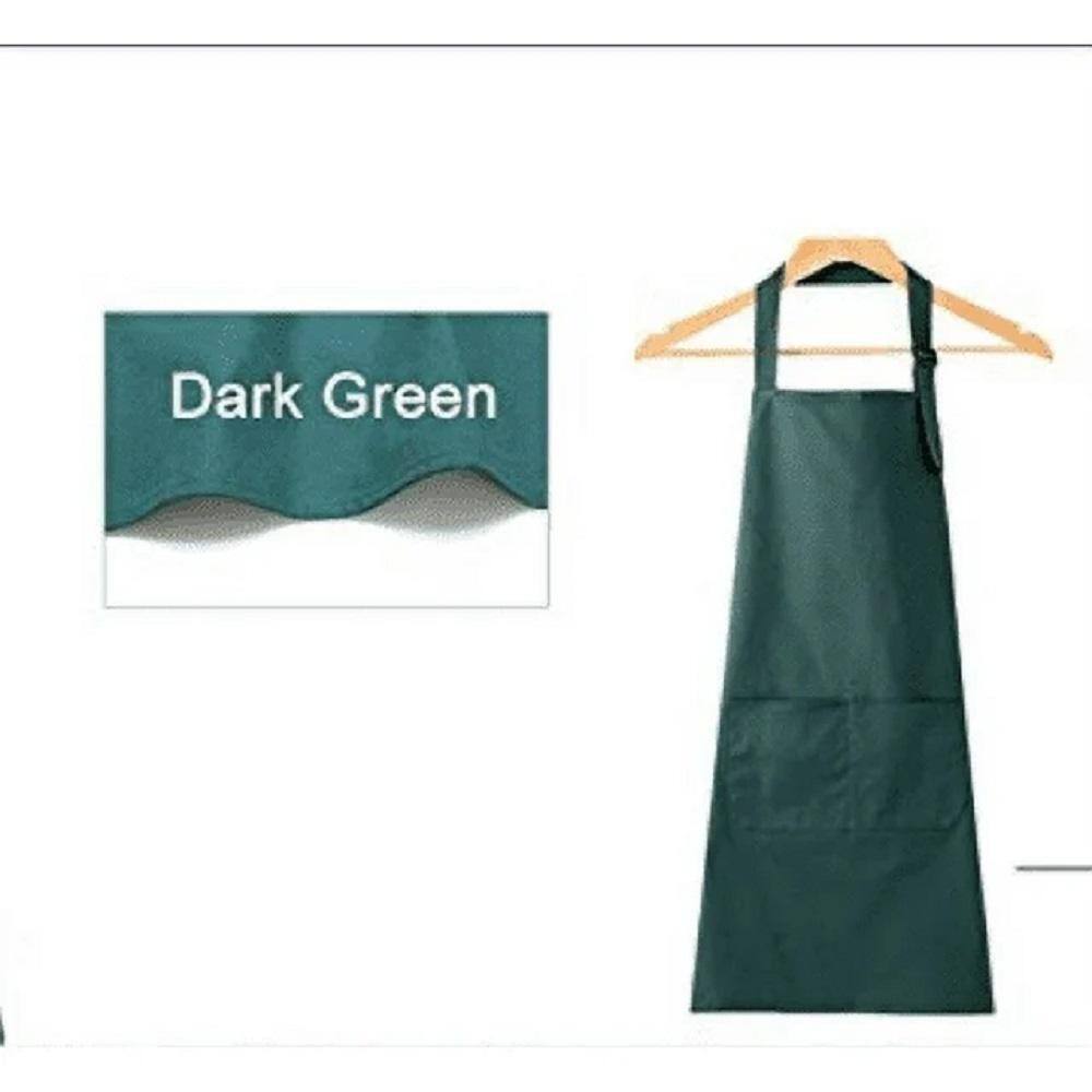 NOVO Green Kitchen Chef's Home Apron Adjustable for Cooking, Baking ...