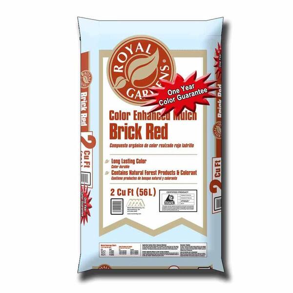 Royal Garden 2.0 cu. ft. Brick Red Color Enhanced Mulch RRRG20P2 - The ...