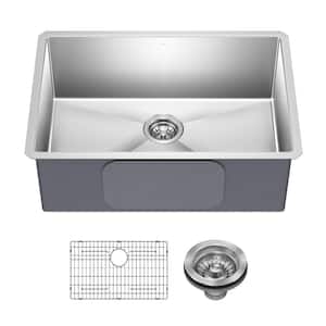 Blanco STELLAR Undermount Stainless Steel 28 in. Single Bowl Kitchen ...