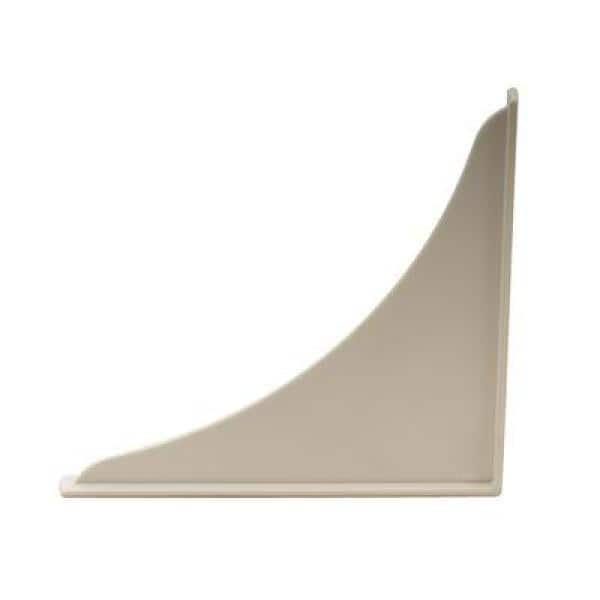 ProPlus 9 in. Plastic Sidesplash in White 194125 - The Home Depot