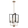 Designers Fountain Chicago PM 60-Watt 4-Light Old Satin Brass Pendant ...