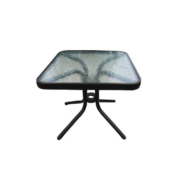 Small Square Glass Top Patio Side Table - Patio Ideas