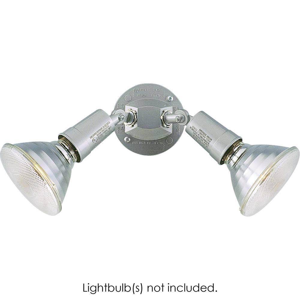 Volume Lighting 2-Light Silver Gray Outdoor Flood Light V9772-20 - The ...