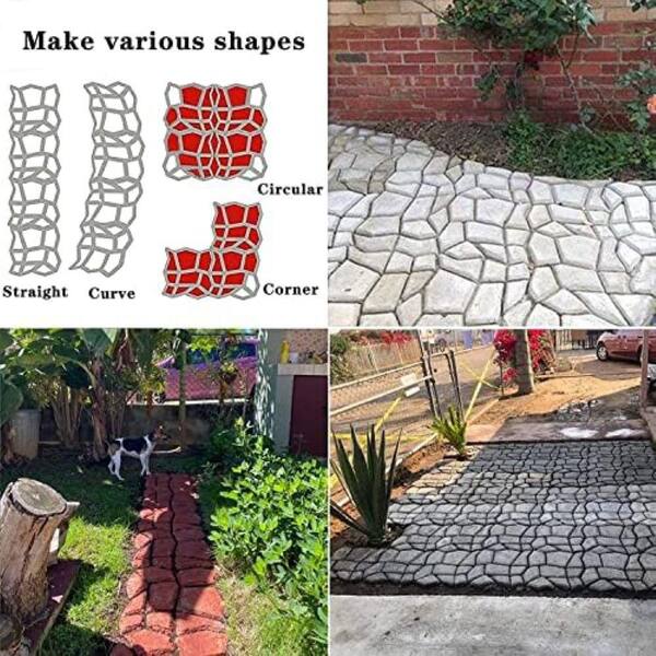 Concrete Path Molds Concrete Path Mold Wood Grain Concrete Path Maker
