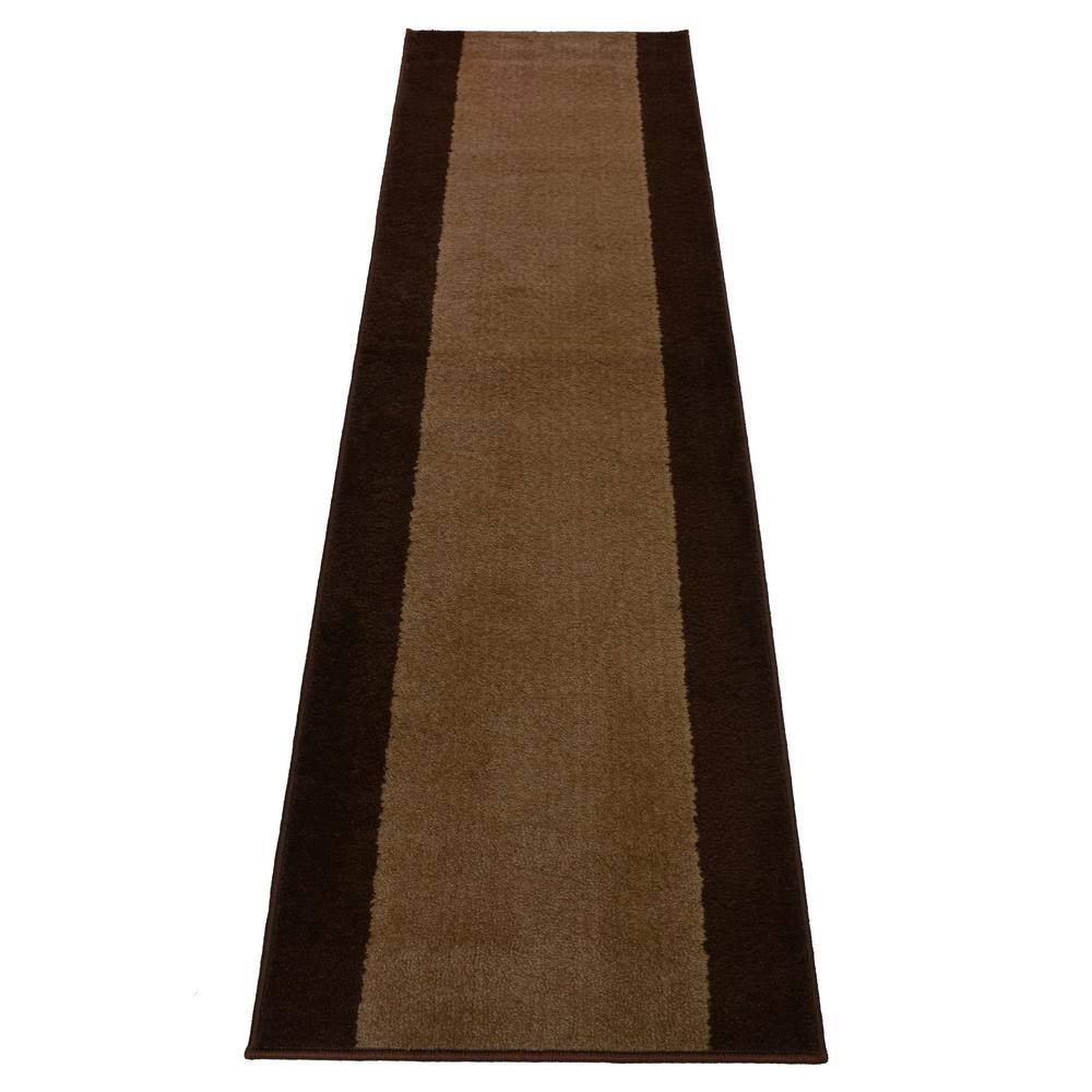 RugStylesOnline Euro Solid Brown 36 in. Width x Your Choice Length ...