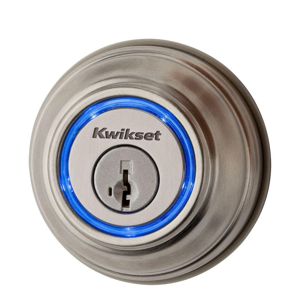 Kwikset Kevo 2nd Gen Satin Nickel Single Cylinder Touch-to-Open ...