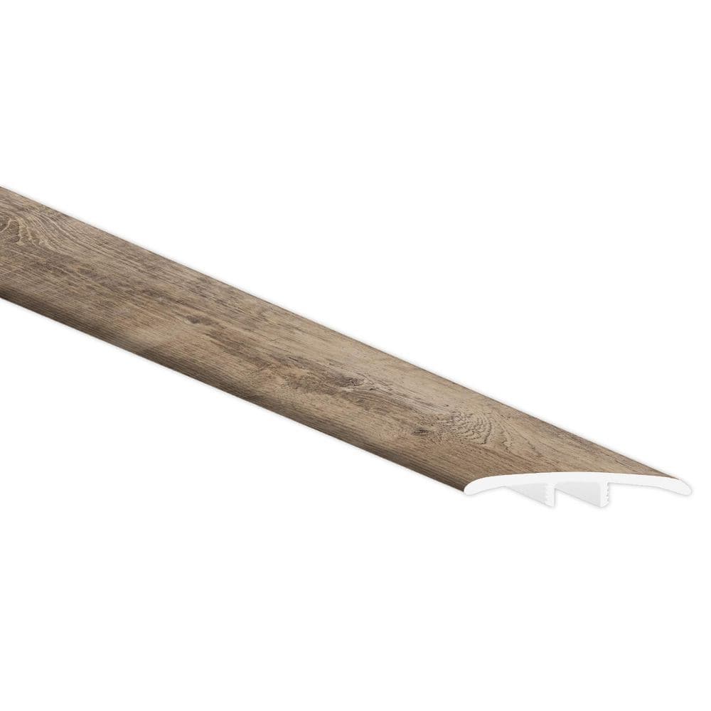 A&A Surfaces Rustic Pecan 0.27 in. T x 1.77 in. W x 94 in. L Luxury Vinyl T-Molding LVR5012-0011 ...