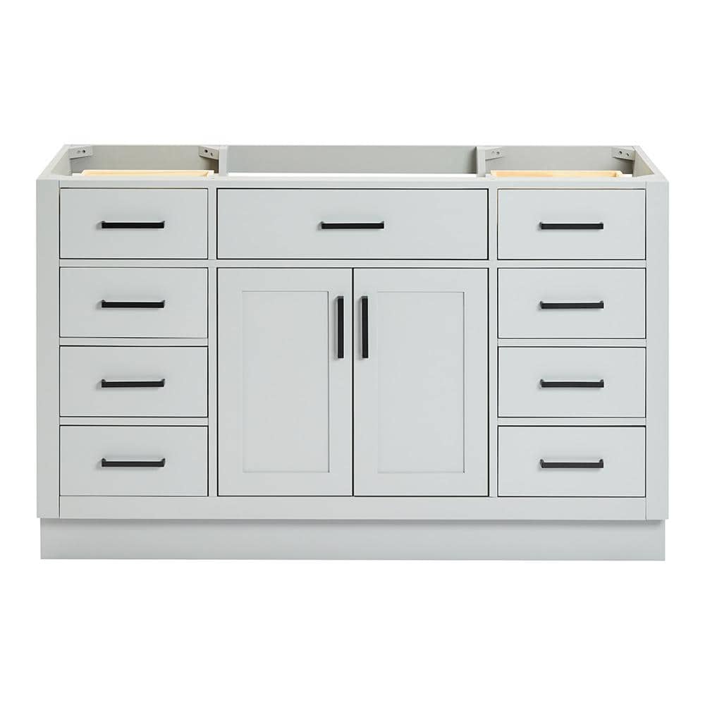 Reviews for ARIEL Hepburn 54 in. Freestanding Bathroom Vanity Cabinet ...