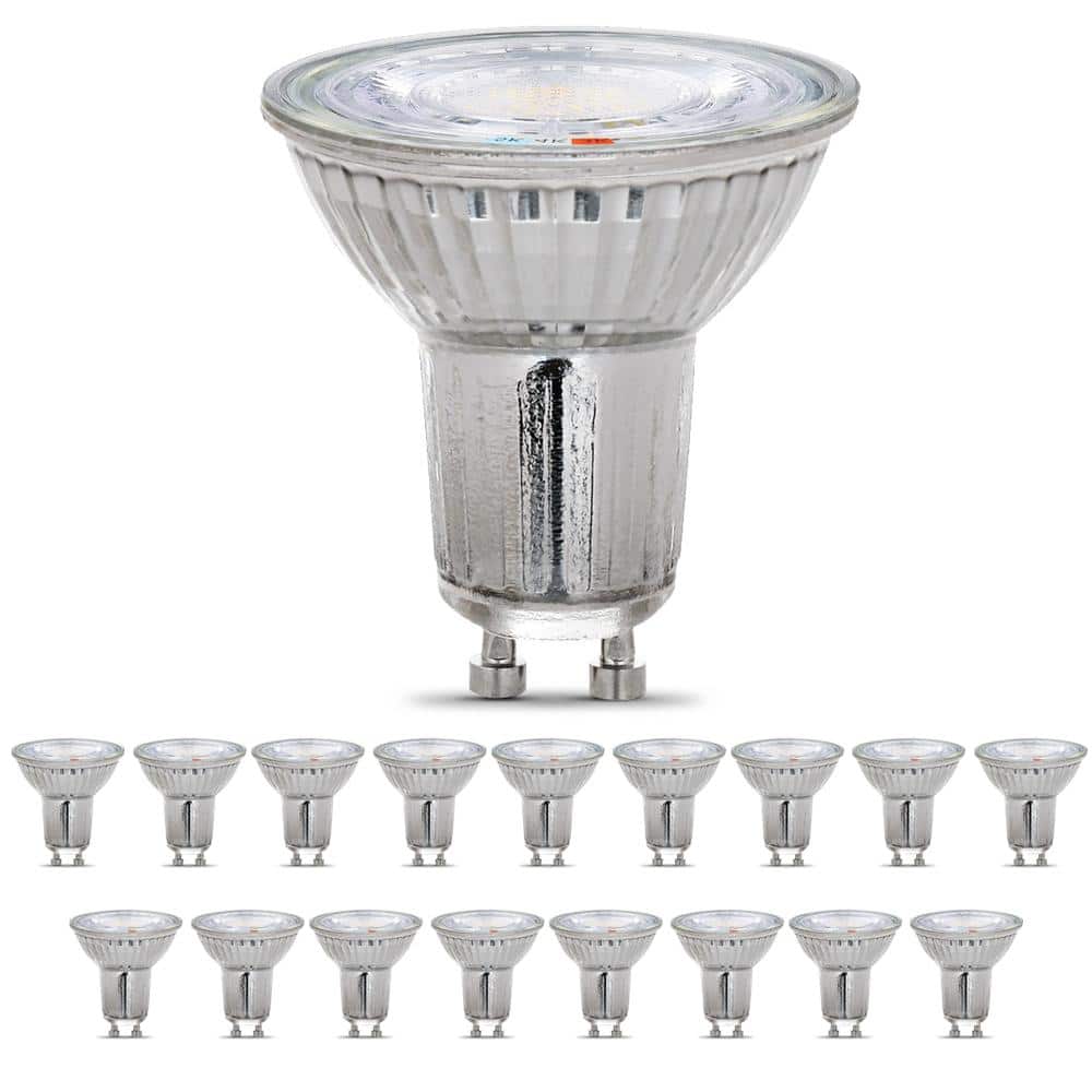 Feit Electric 50-Watt Equivalent MR16 GU10 Bi-Pin Base Dimmable Track ...