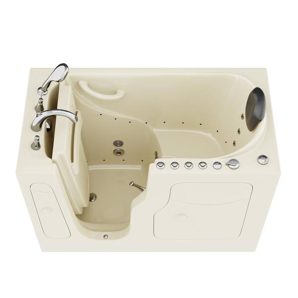 Universal Tubs Safe Premier 53 - 60 in. x 28 in. Left Drain Walk-In Air ...