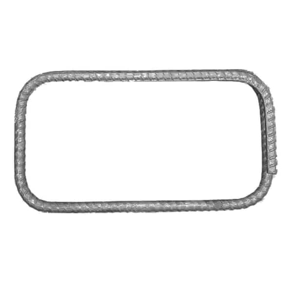 3/8 in. x 8 in. x 8 in. #3 Rebar Column Hoop Galvanized 90274 - The ...
