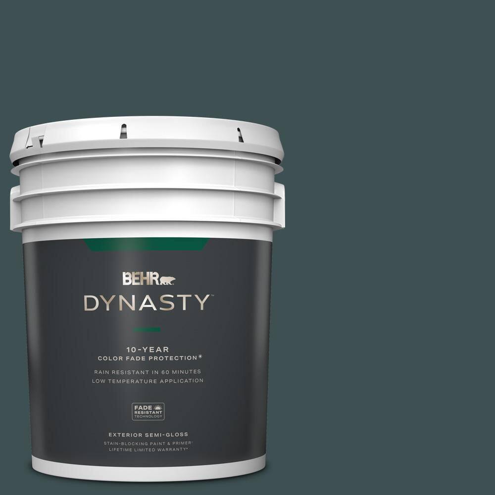 BEHR DYNASTY 5 gal. #S440-7 Thermal Semi-Gloss Exterior Stain-Blocking ...