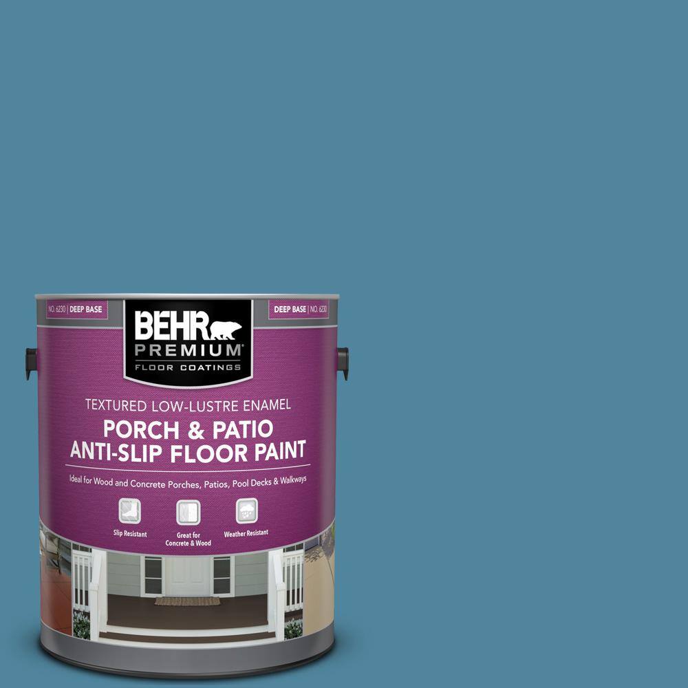 BEHR PREMIUM 1 gal. #S490-5 Jay Bird Textured Low-Lustre Enamel ...