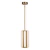 ALORA anders 7 in. 1-Light 29-Watt Vintage Brass Integrated LED Pendant ...