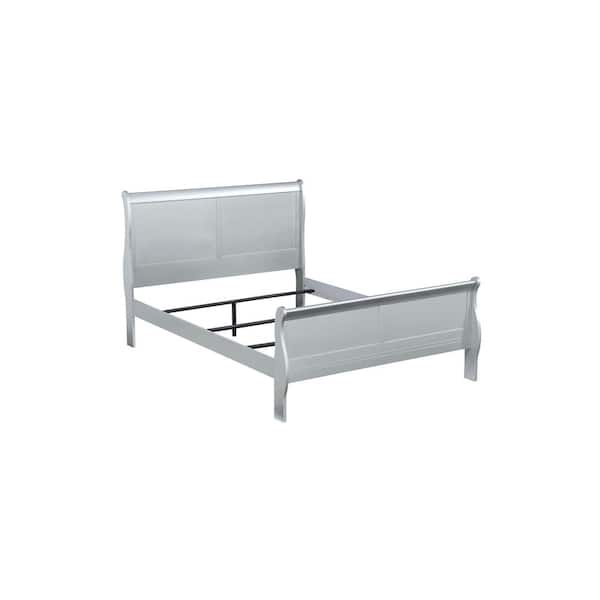 Acme Furniture Louis Philippe Platinum Full Bed 26745F - The Home Depot