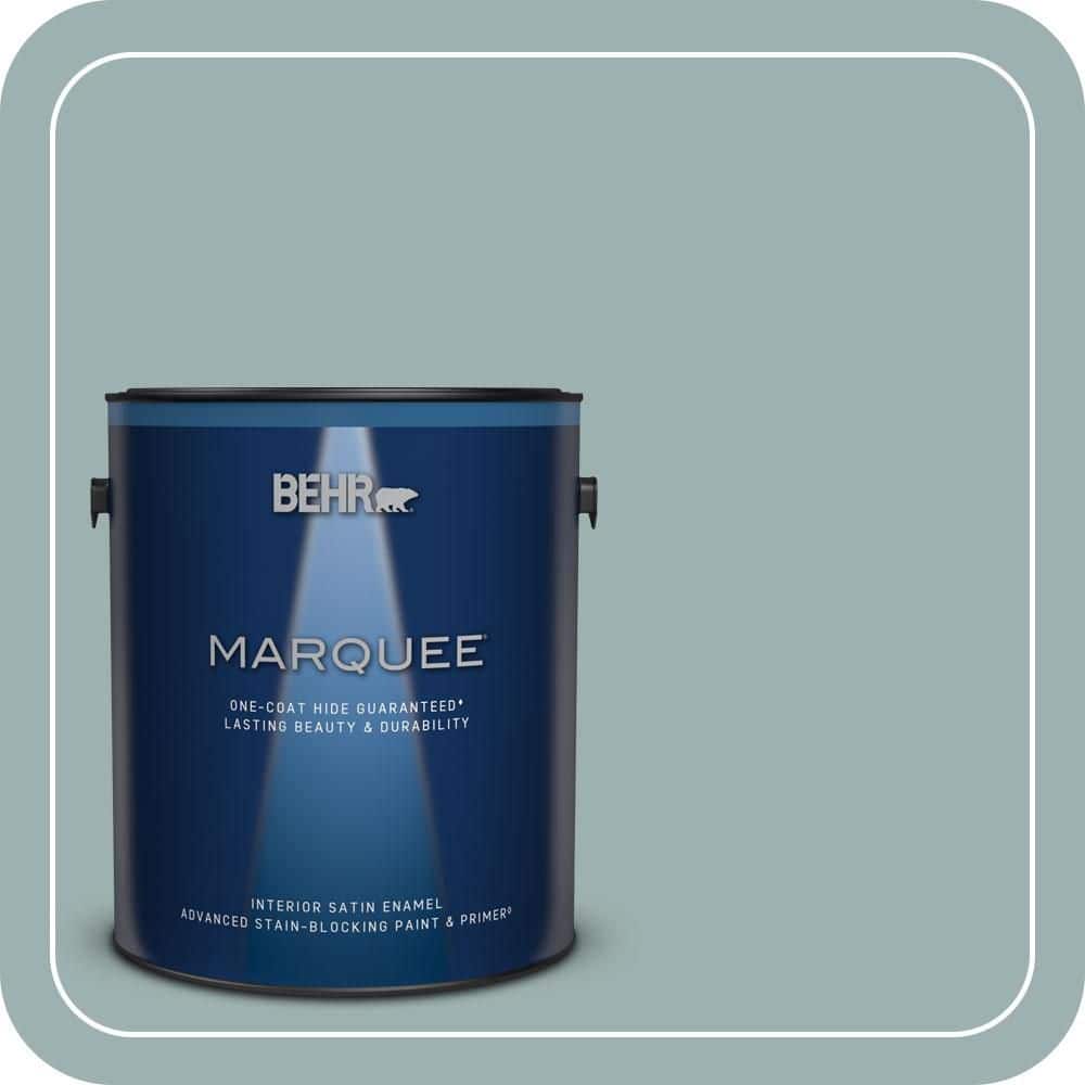 BEHR MARQUEE 1 gal. #PPF-36 Veranda Charm Satin Enamel Interior Paint ...