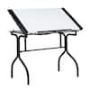 Studio Designs 35.25 in. W PB Craft Table with Folding Legs and Art ...