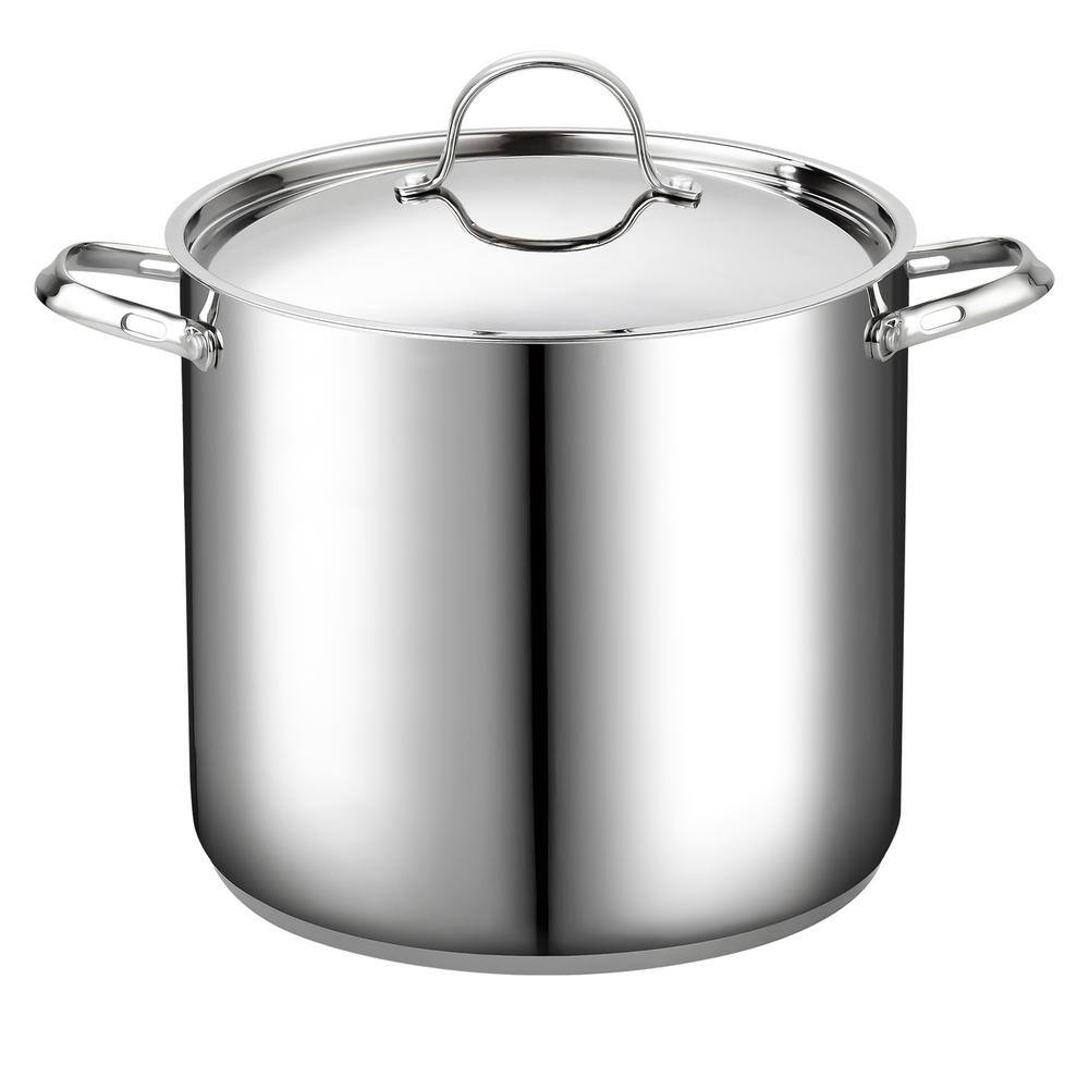 Cooks Standard 20 qt. 18/10 Stainless Steel Classic Deep Cooking Pot ...