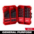 Milwaukee Black Oxide Drill Bit Set (29-Piece) 48-89-2802 - The Home Depot
