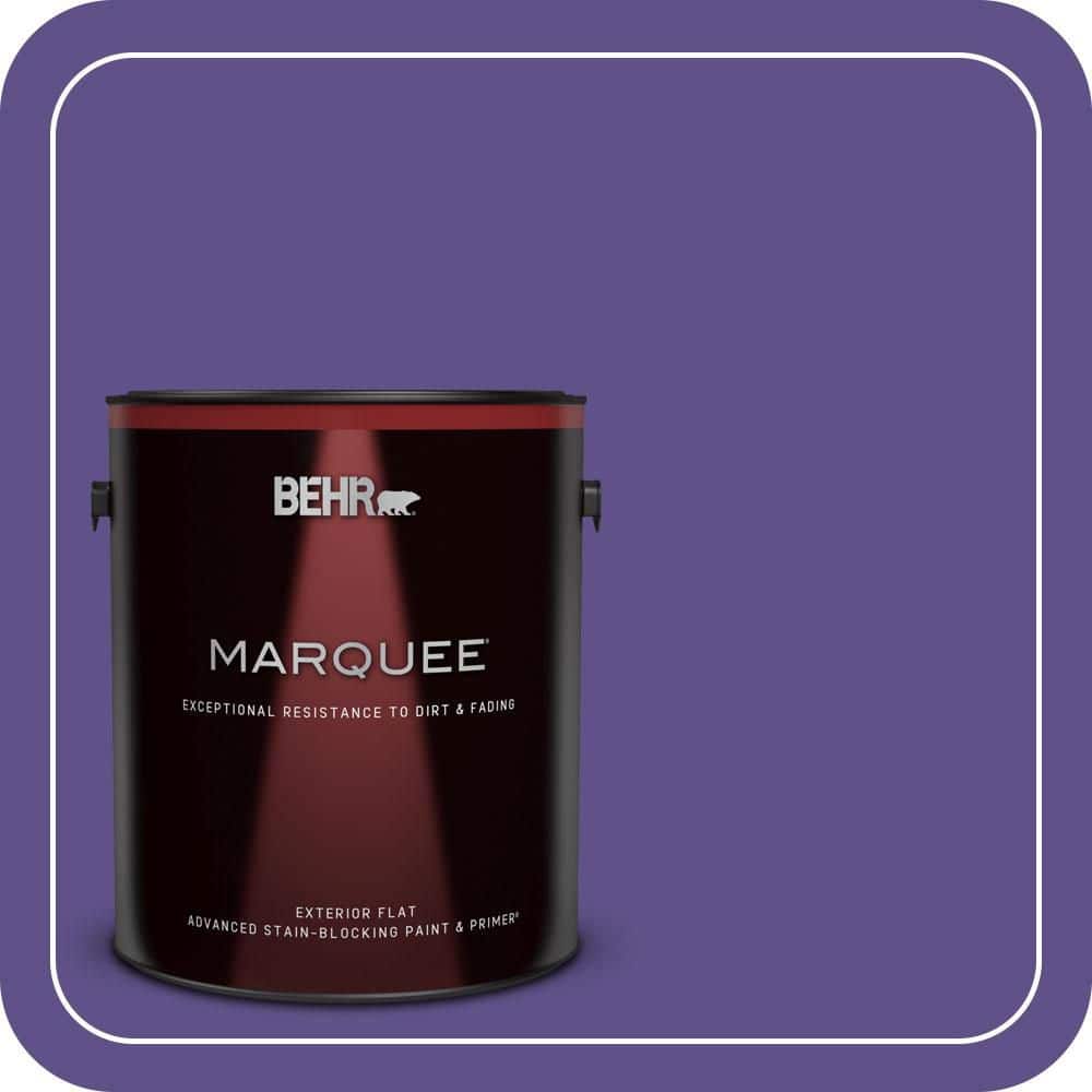 BEHR MARQUEE 1 gal. #P560-7 Kings Court Flat Exterior Paint & Primer ...