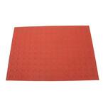 DWT Tough-EZ Tile 2 ft. x 3 ft. Brick Red Detectable Warning Tile ...