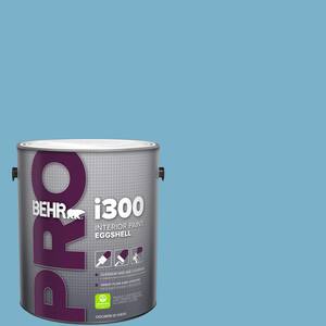 BEHR PRO 5 gal. #M490-4 Frisky Blue Satin Exterior Paint PR64005 - The ...
