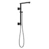 Delta Emerge 18 in. Angular Modern Column Shower Bar in Matte Black ...