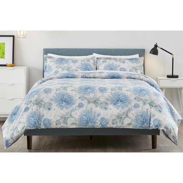StyleWell Corinne 3 Piece Floral King Comforter Set CN0006-K Charlo ...