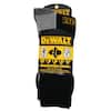 DEWALT Men 10-13 Black Steel Toe Work Sock (2-Pack) DXSC103 - The Home ...