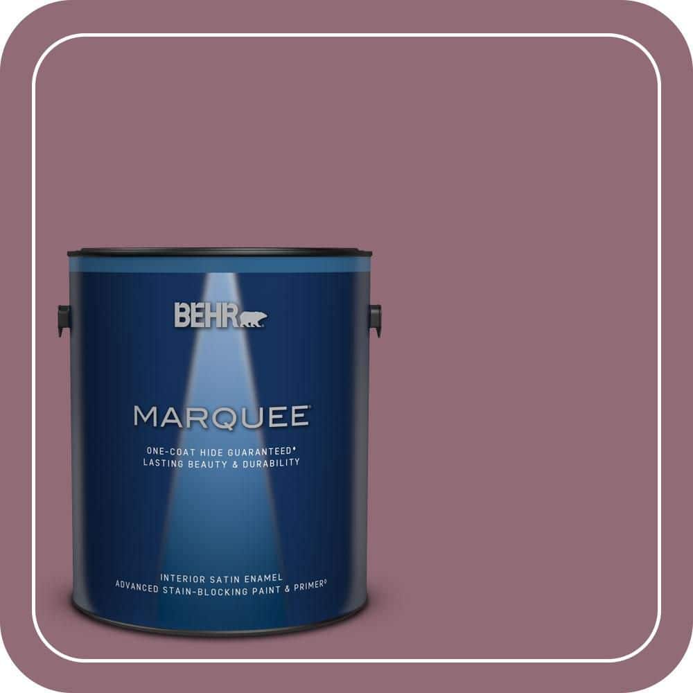 BEHR MARQUEE 1 gal. #S120-6 Full Glass Satin Enamel Interior Paint ...