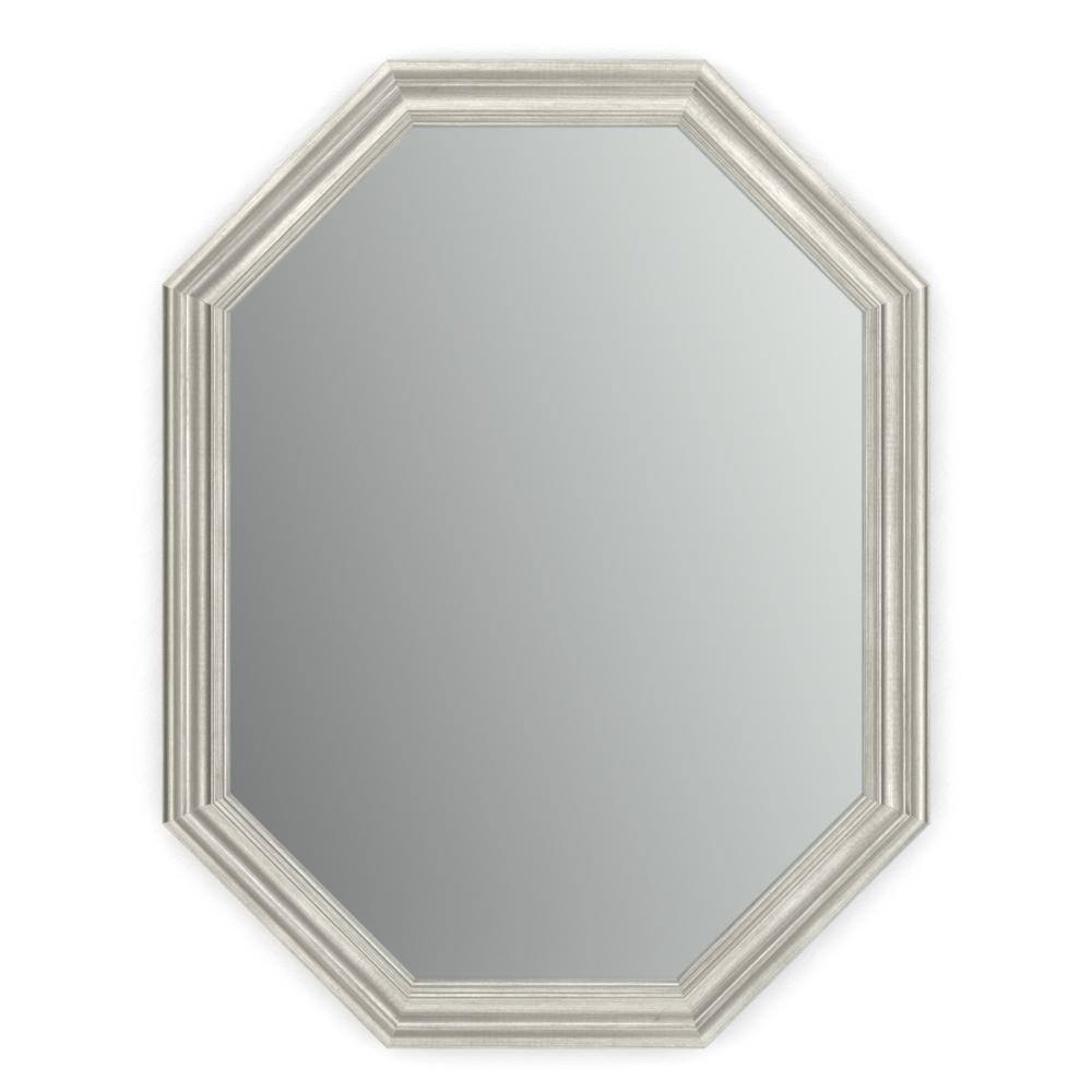 Delta 26 in. W x 34 in. H (M2) Framed Octagon Standard Glass Bathroom ...