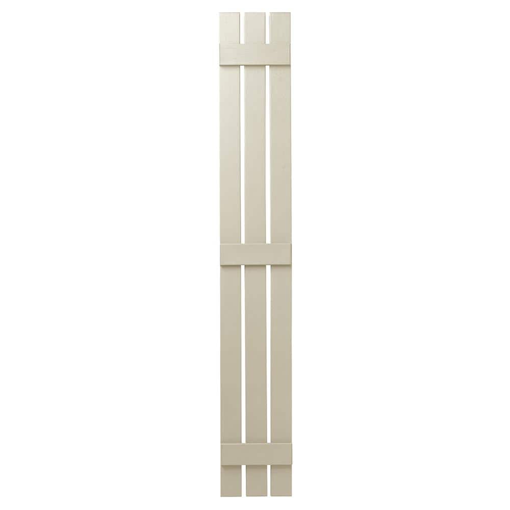 Ply Gem 12 in. x 71 in. Polypropylene 3-Board Open Board and Batten ...