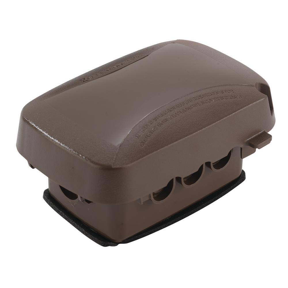 Intermatic 1-Gang Extra-Duty Plastic In-Use Electrical Outlet Cover in ...