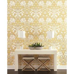 Pre-pasted - Yellow - Wallpaper - Home Decor - The Home Depot